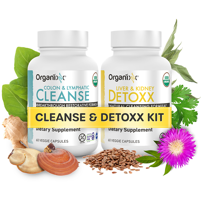 Cleanse & Detoxx Kit - Natural Full Body Detox | Organixx