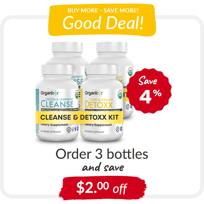 Cleanse & Detoxx Kit - Natural Full Body Detox | Organixx