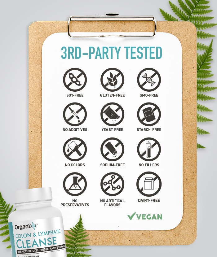 Colon & Lymphatic Cleanse - 15-Day Cleanse and Detox | Organixx