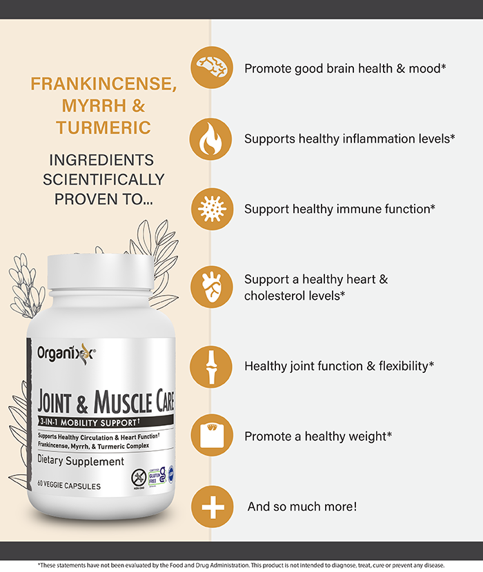 Organixx Joint & Muscle Care – Natural Inflammation Support Supplement ...