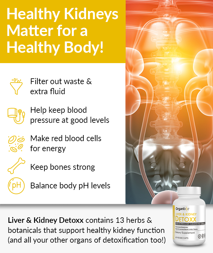 Liver & Kidney Detoxx - Liver and Kidney Support Supplements | Organixx