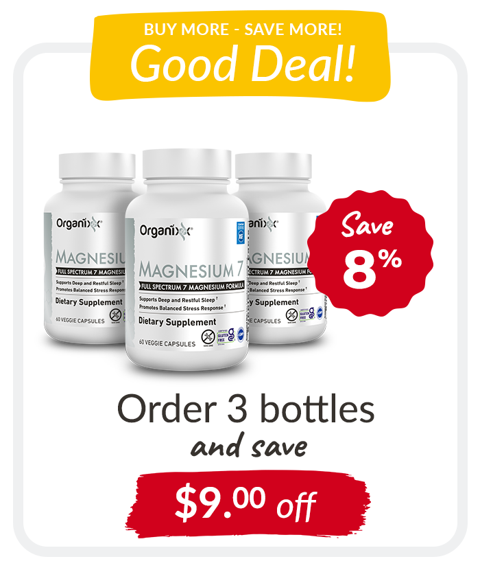 Organixx Magnesium 7 – Full-Spectrum Daily Multi Magnesium Supplement ...