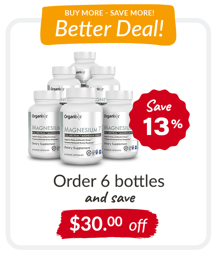Organixx Magnesium 7 – Full-Spectrum Daily Multi Magnesium Supplement ...
