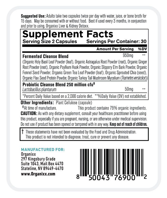 Cleanse & Detoxx Kit - Natural Full Body Detox | Organixx