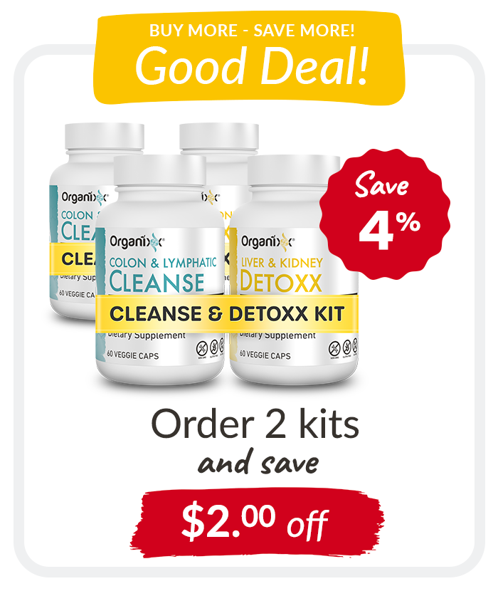 Cleanse & Detoxx Kit - Natural Full Body Detox | Organixx