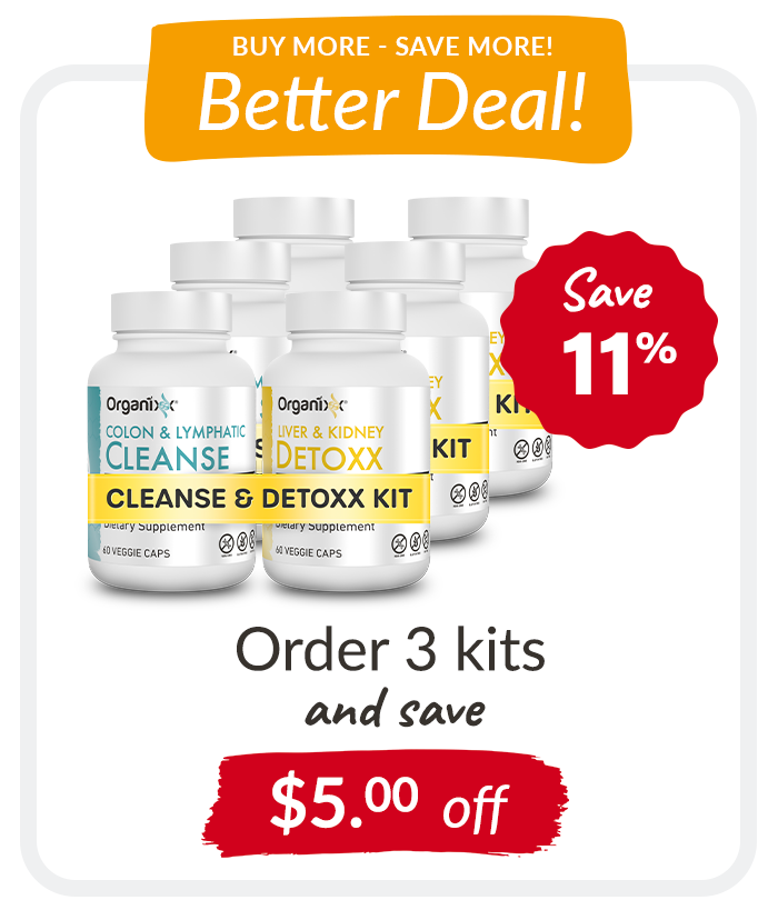 Cleanse & Detoxx Kit - Natural Full Body Detox | Organixx