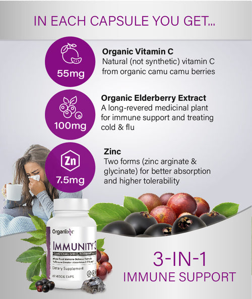 Immunity 3 - Immune Support Supplement | Organixx