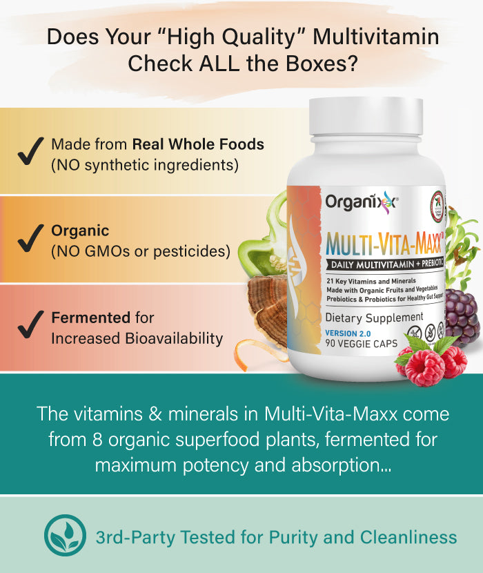 Multi-Vita-Maxx - Whole Superfoods Multivitamin | Organixx