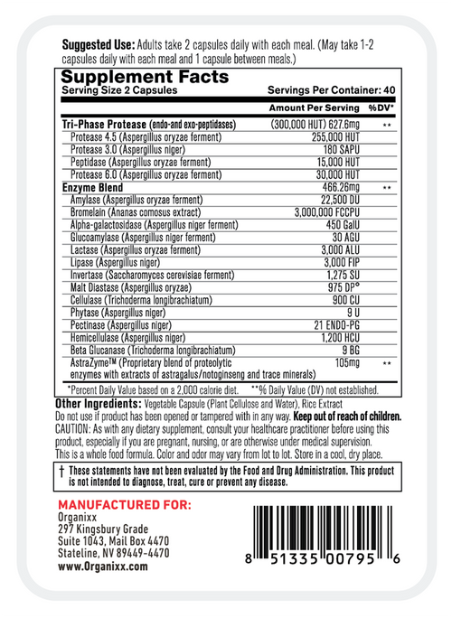Optimal Digestion Kit – Organixx