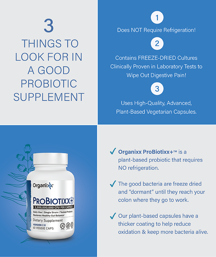 ProBiotixx+ - Healthy Gut Supplement | Organixx